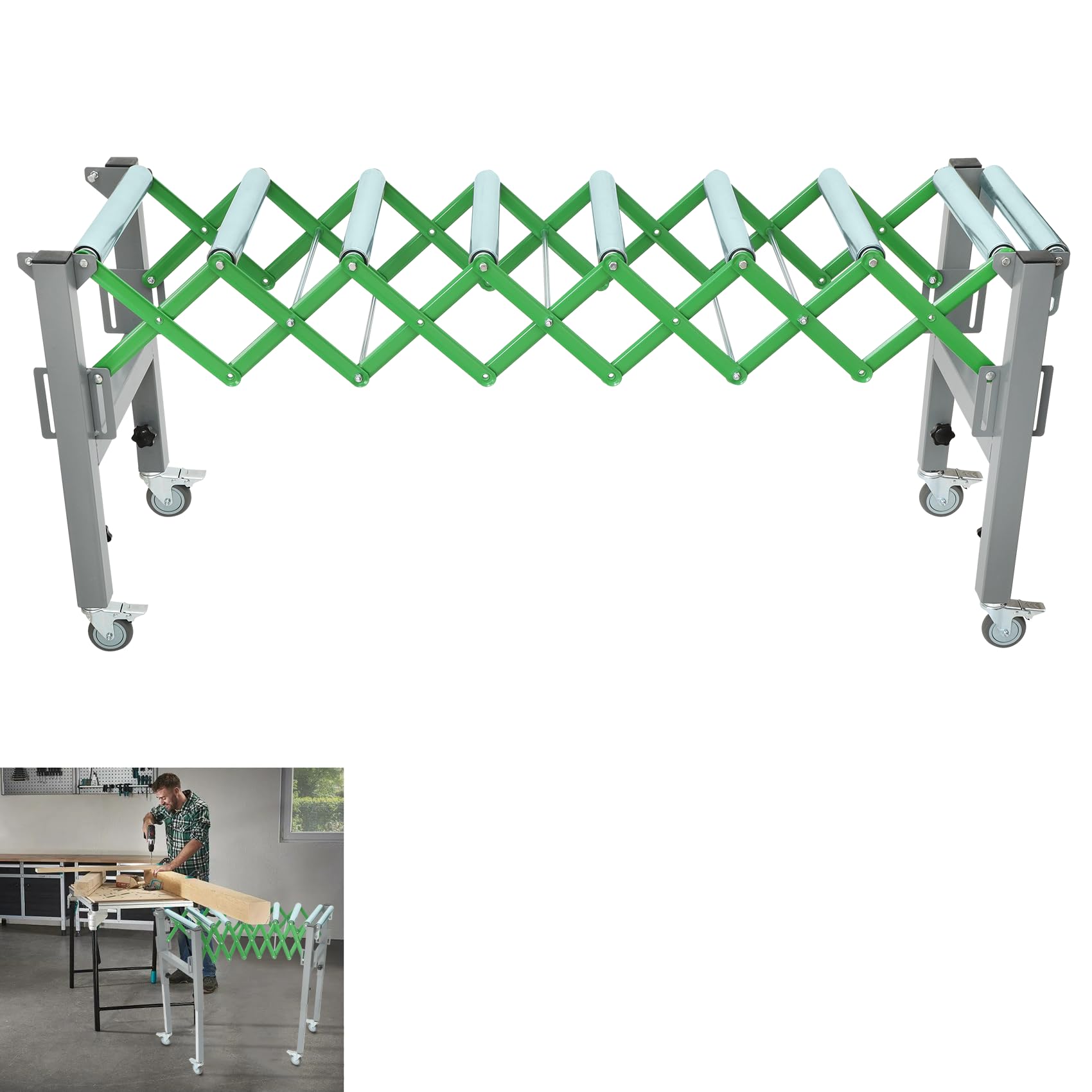 Adjustable Roller Conveyor Adjustable Conveyor System Table With Scale ...