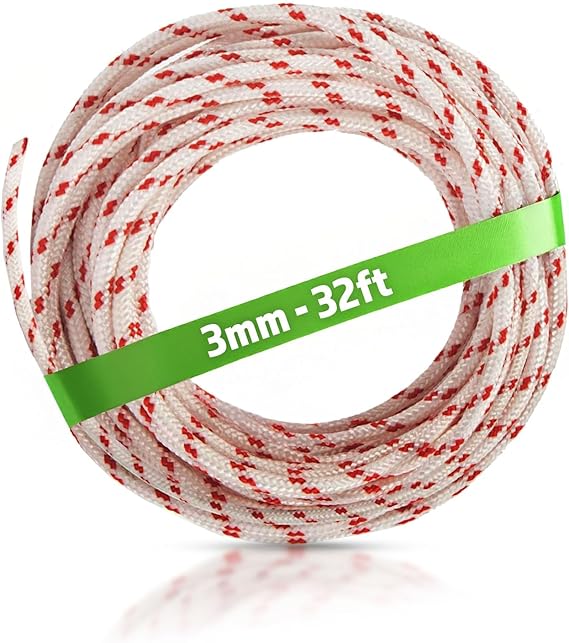 Amazon.com: KT Deals 3.0mm 10 Meters Recoil Starter Rope Pull Cord for ...