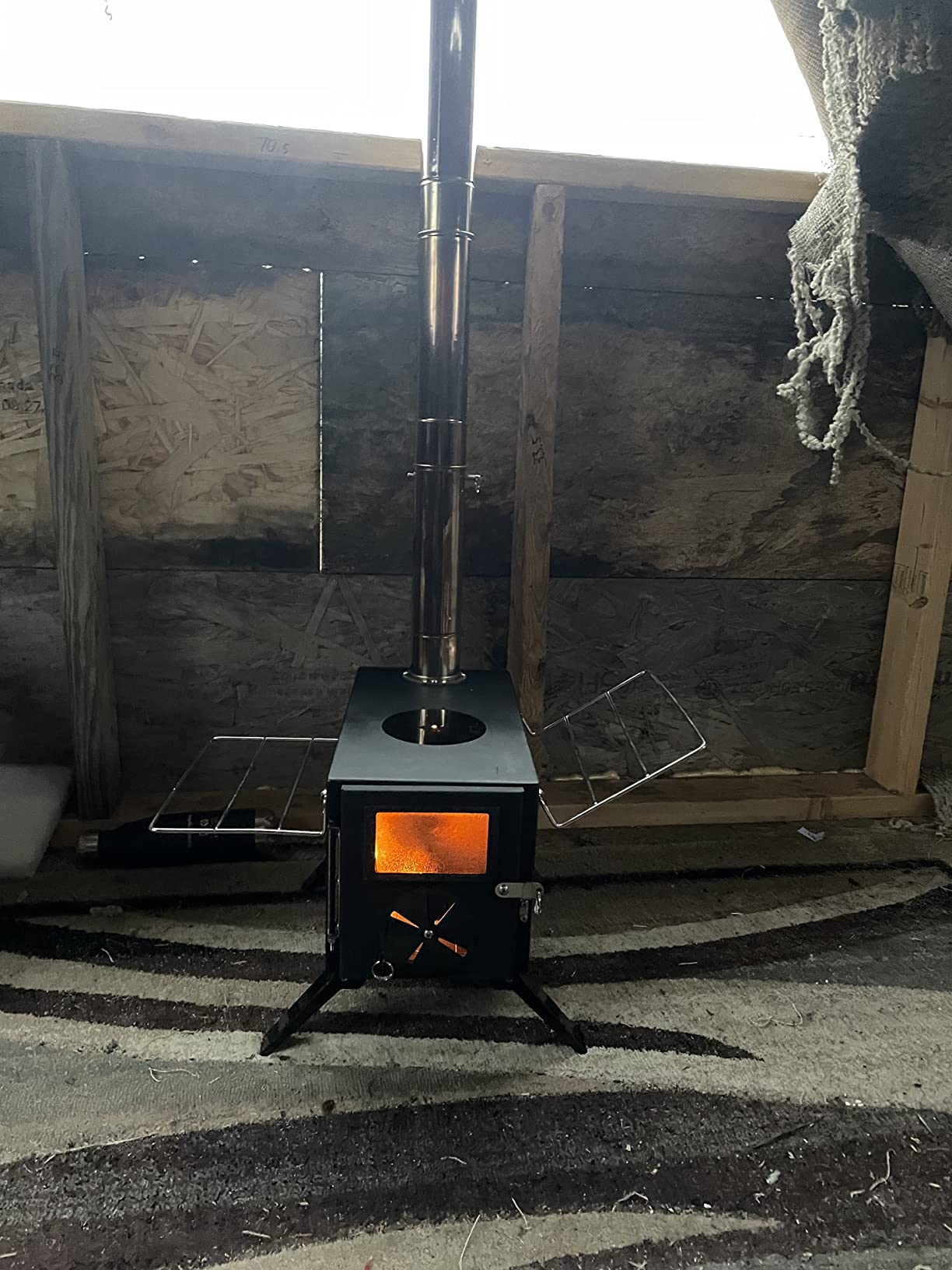 $22/mo - Finance LTMEUTY Camping Wood Stove - Outdoor Tent Stove ...