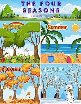 Four Seasons Coloring Book: DeMille, Missy: 9798314482148: Amazon.com ...