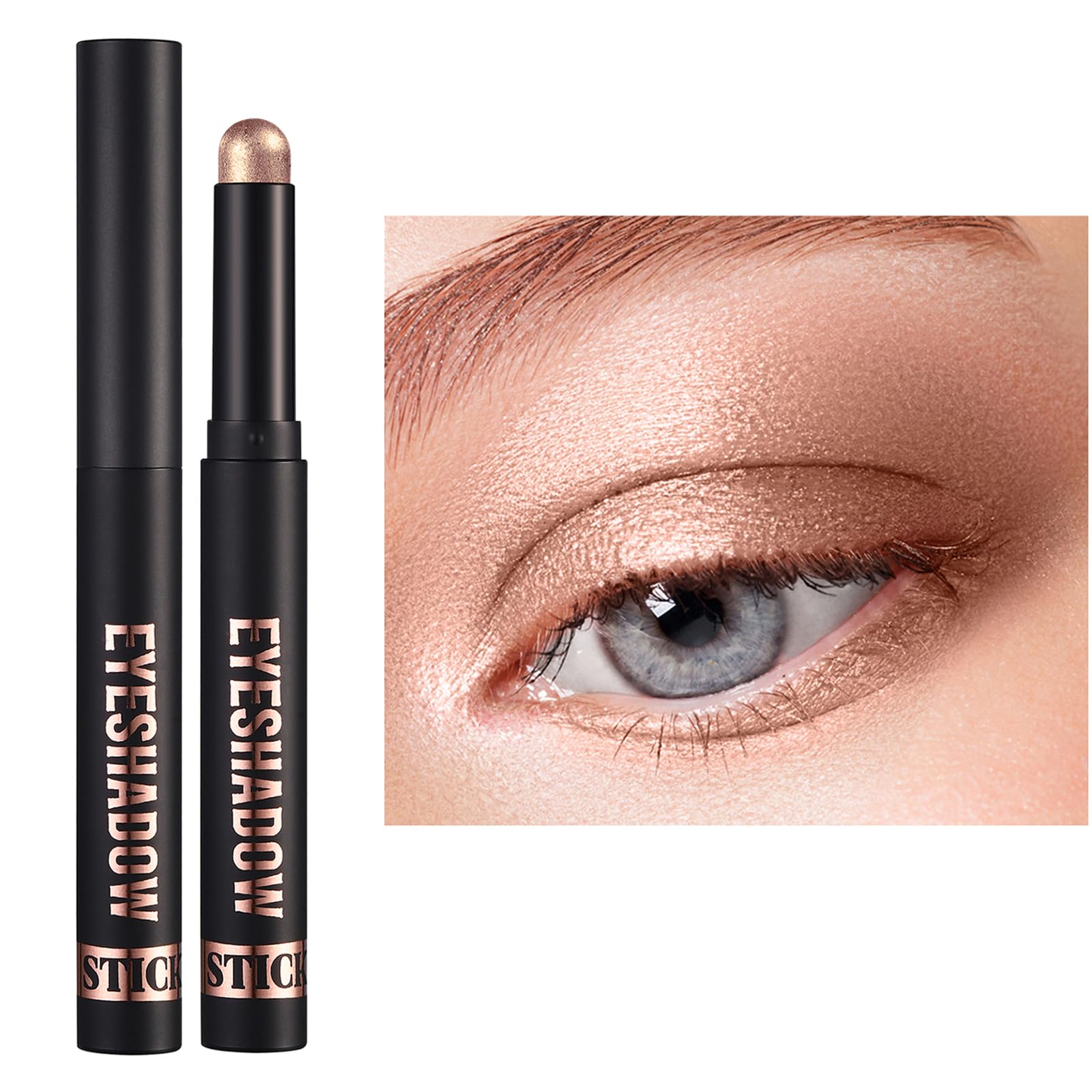 Amazon.com : Melsintern Tan Eyeshadow Stick Makeup,Matte Cream Eye ...