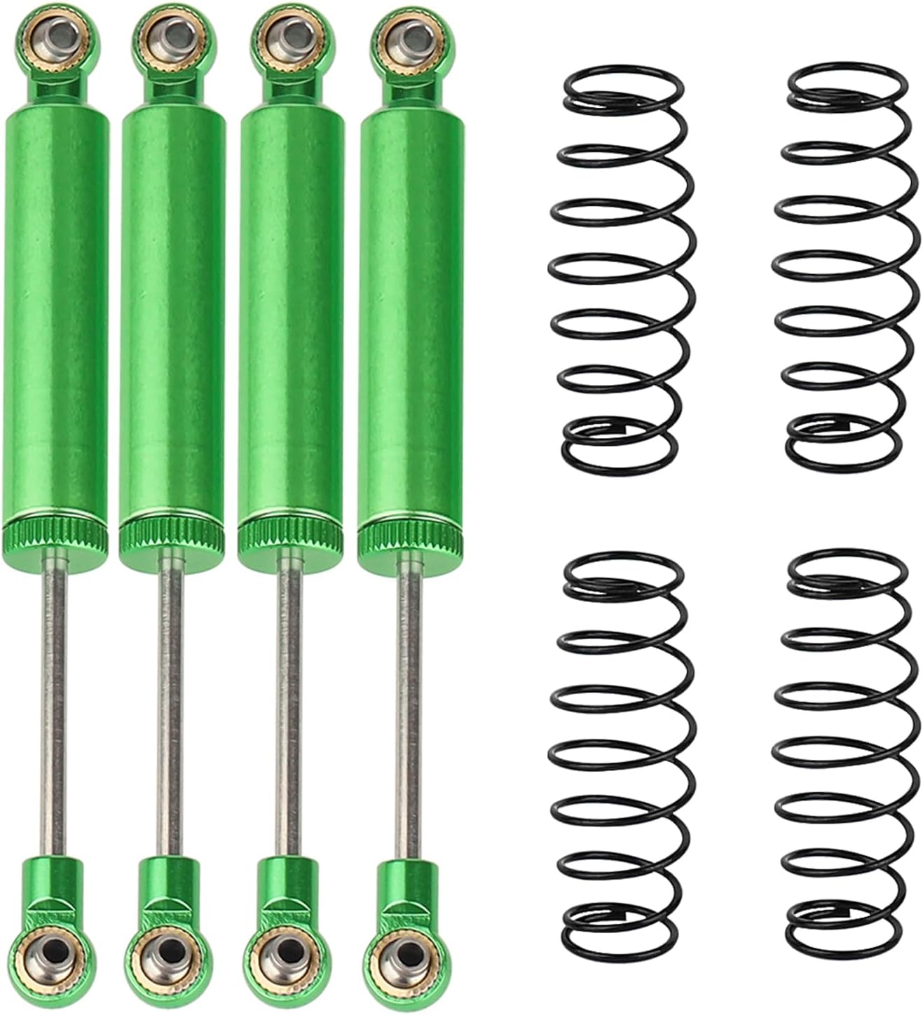 Amazon.com: SDSLD 4pcs 100mm Rc Shocks Absorber Damper Internal Spring ...