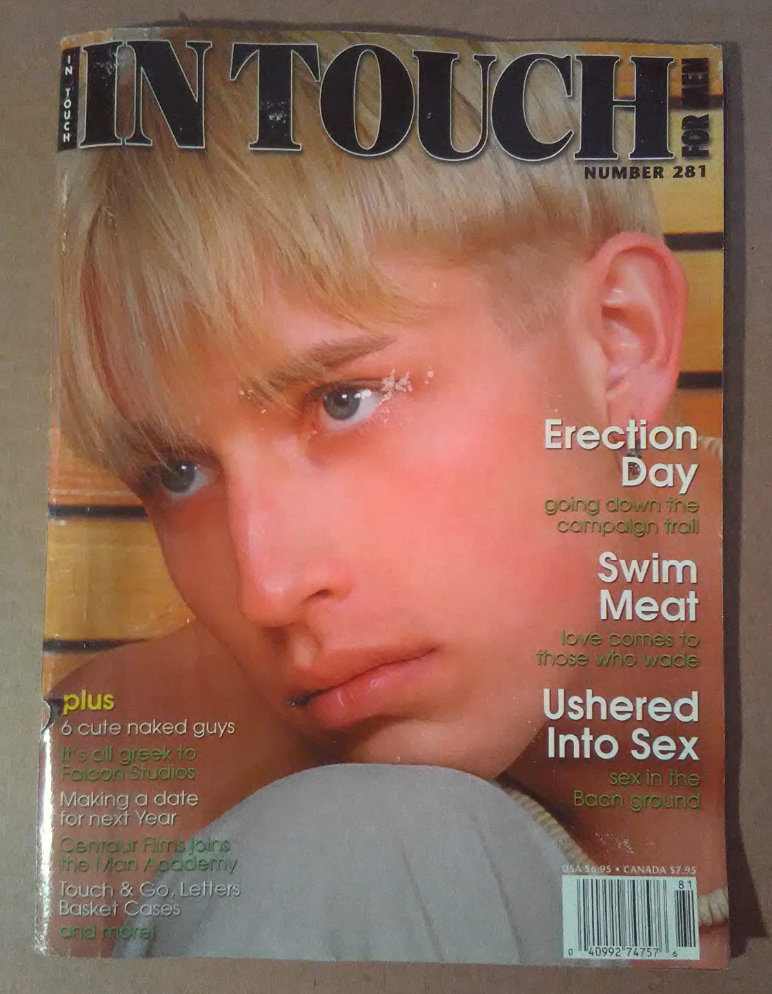In Touch For Men Gay Magazine Sean Storm #281 November 2000: In Touch ...