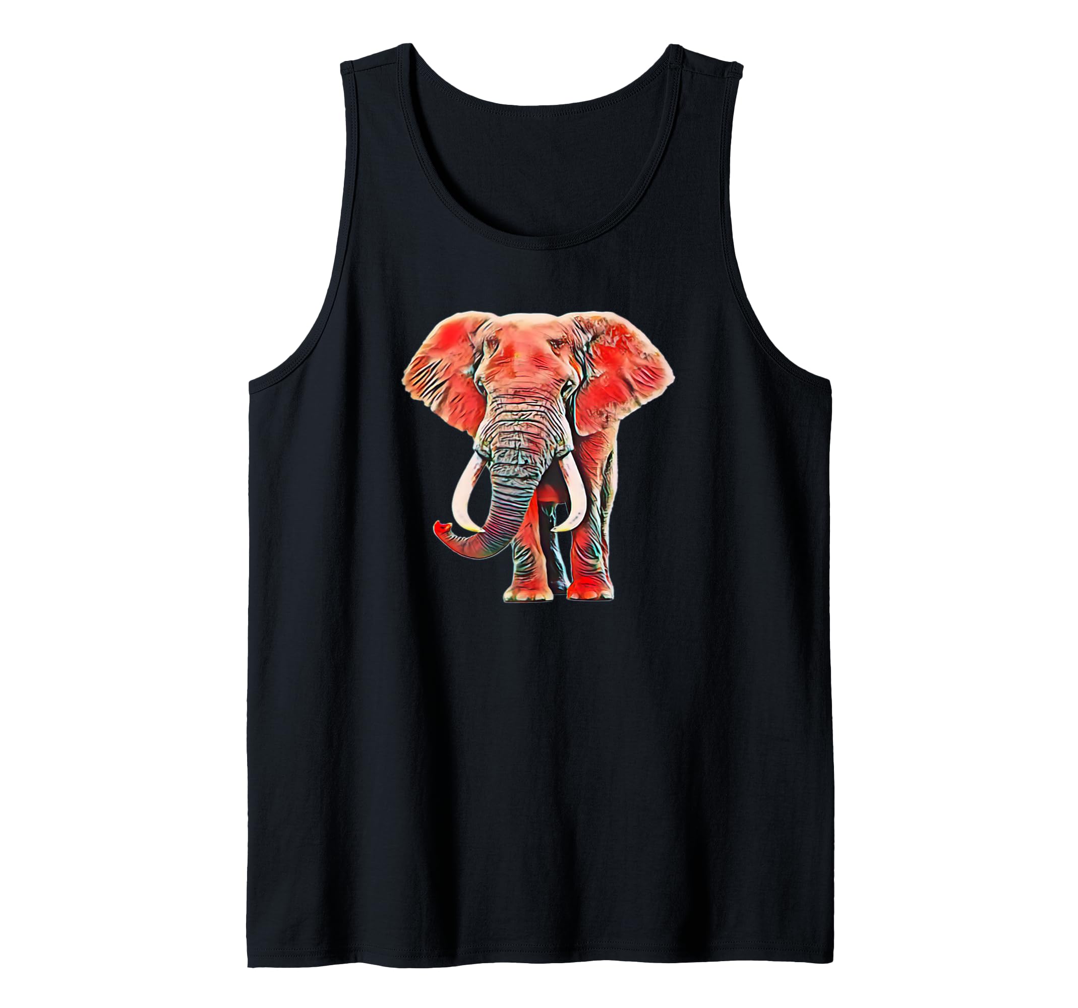 Amazon.com: Elephant Motif african Elephants Tank Top : Clothing, Shoes ...