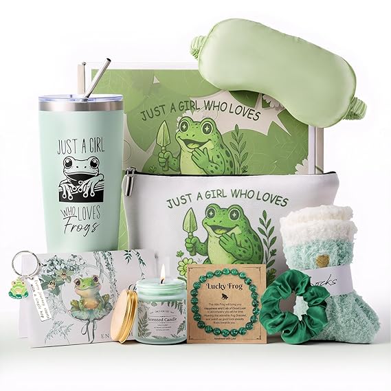Amazon.com: Frog Gifts for Women, 10pcs Cute Frog Stuff Birthday Gifts ...
