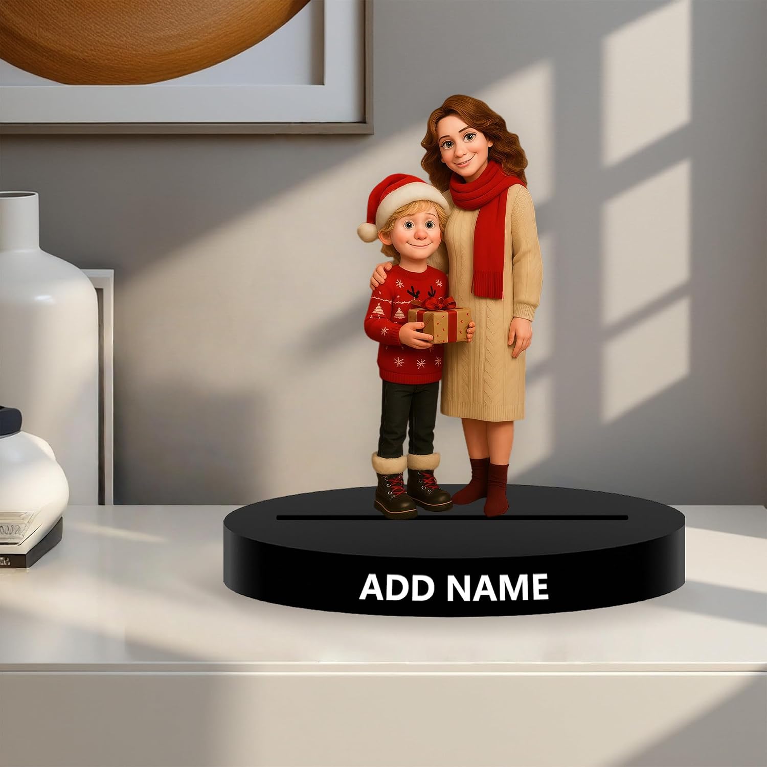 Personalized Cartoon Figurine Desk Decor - Custom Cartoon Portrait ...