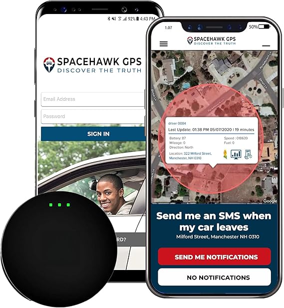 Amazon.com: SpaceHawk GPS Tracker - Real-Time Mini GPS System. Hidden ...