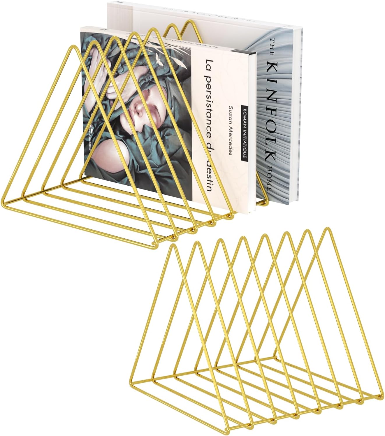 Amazon.com : Cq acrylic Triangle File Folder Racks and Magazine Holder ...