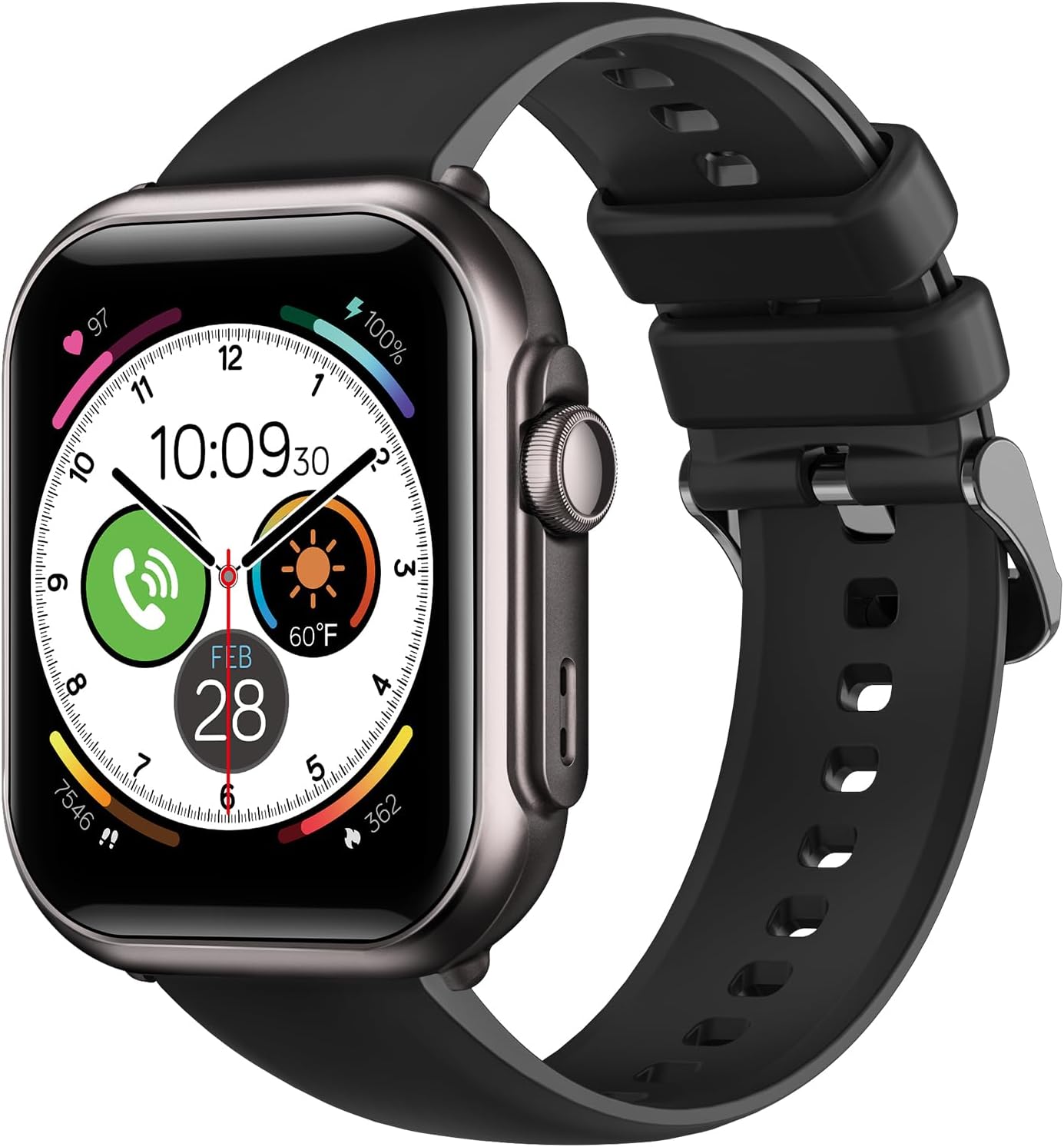 Amazon.com: Smart Watches for Men Fitness Tracker: 1.85" Smart watch ...