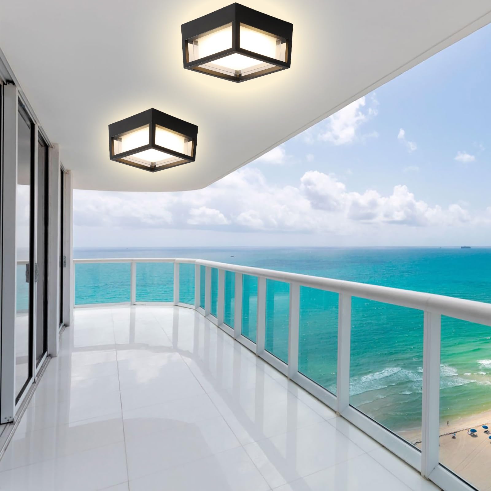 Square Porch Light
