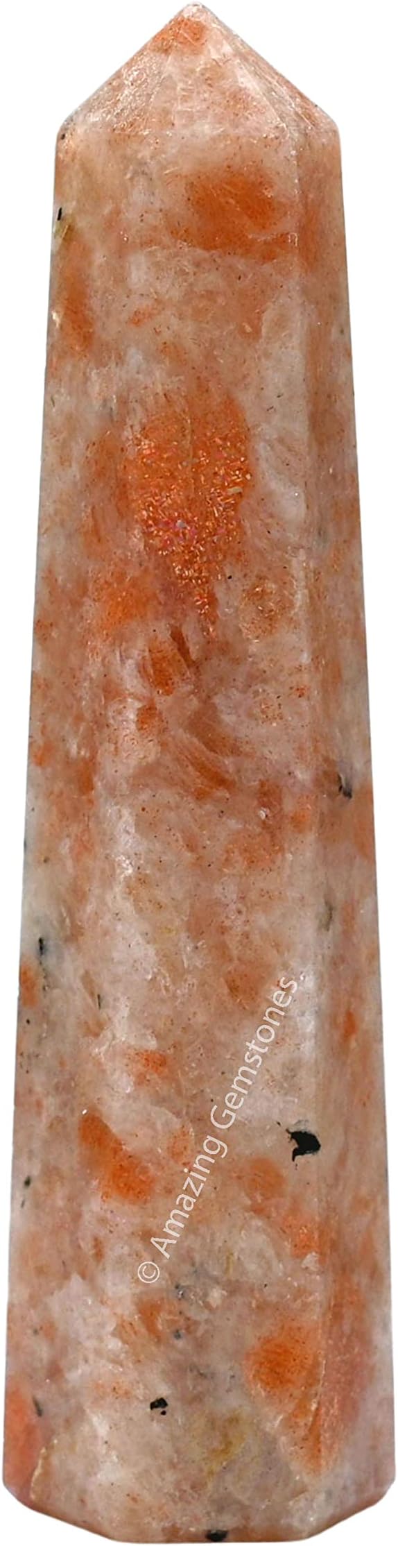 Amazon.com: Sunstone Crystal Towers ~ Natural Healing Crystal Point ...