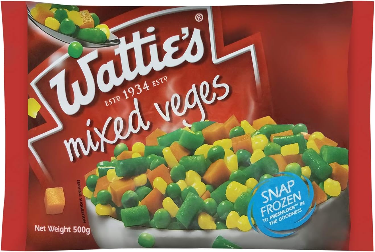 Wattie's Mixed Vegetables (Frozen Vegetable) 500gm : Amazon.sg: Grocery