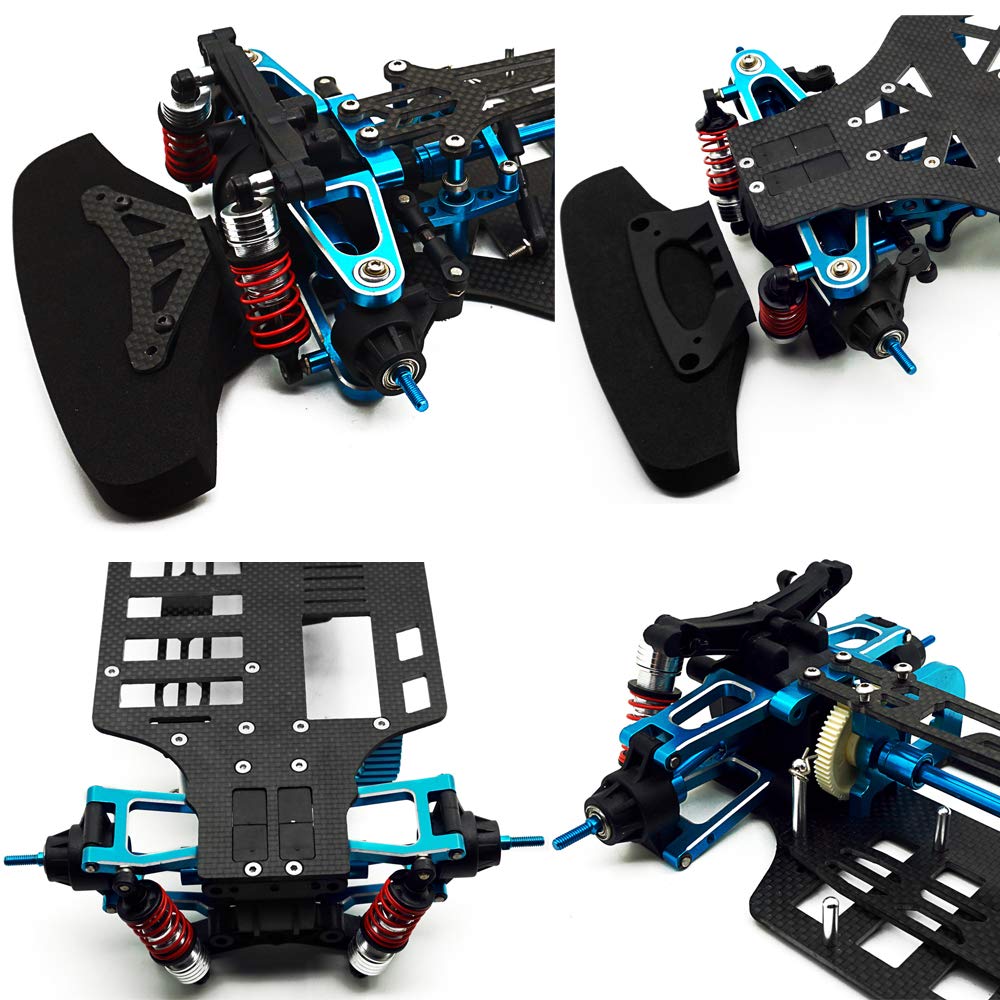 Tamiya Tt02 Generic Metal Chassis Frame Body Kit For SCX10 4X4 1/10 RC ...