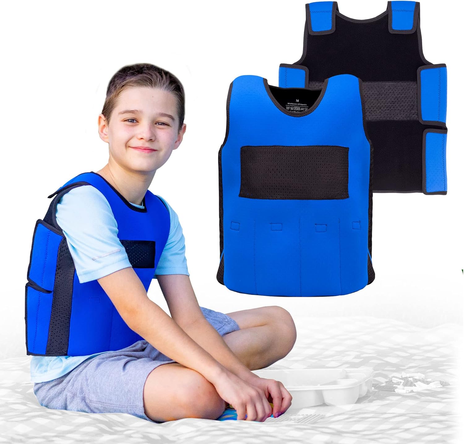 Amazon.com: Ted Kangaroo Weighted Vest for Kids Sensory Compression ...
