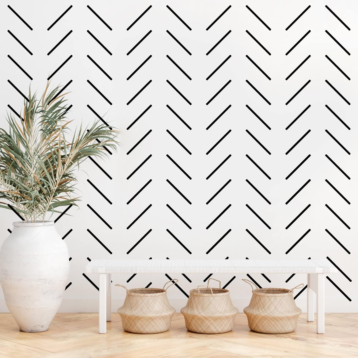 Calcomanías de pared modernas calcomanías geométricas de pared ...