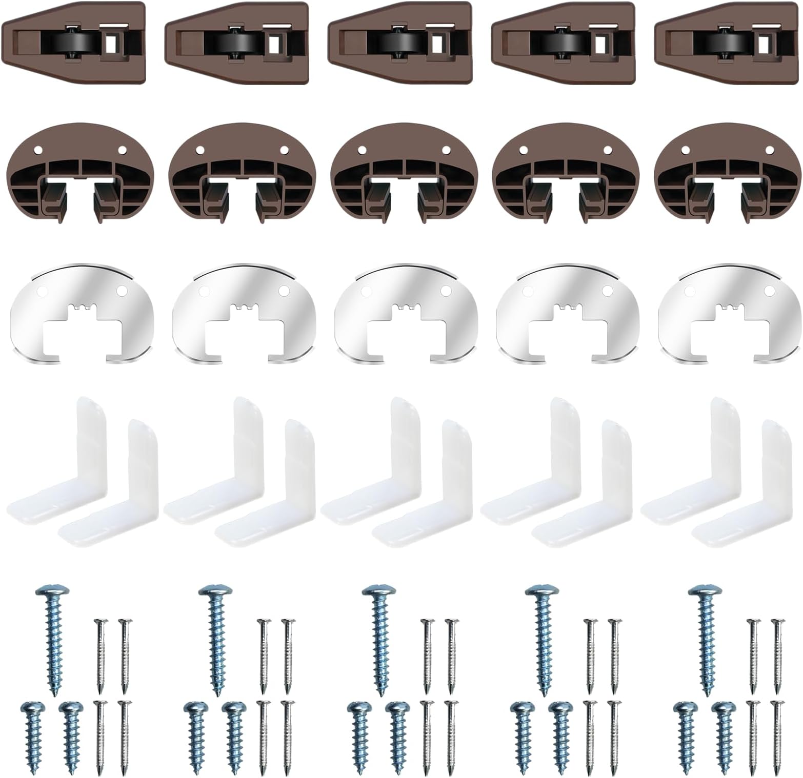 Vsttar Rite-Trak II Replacement 5 Sets Drawer Guide Kit, Enhanced ...