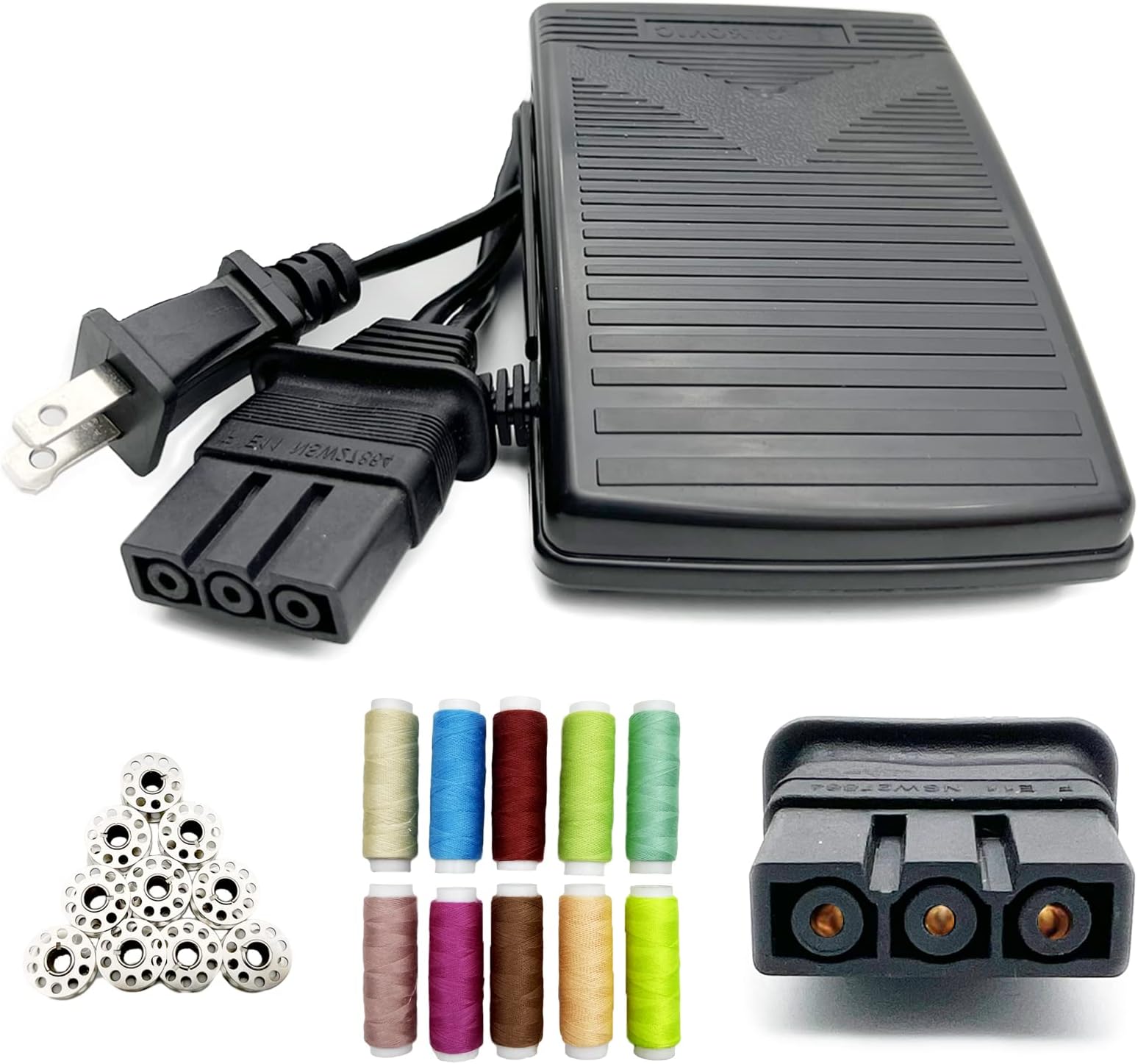Amazon.com: Sewing Machine Foot Pedal and Power Cord for Brother ...