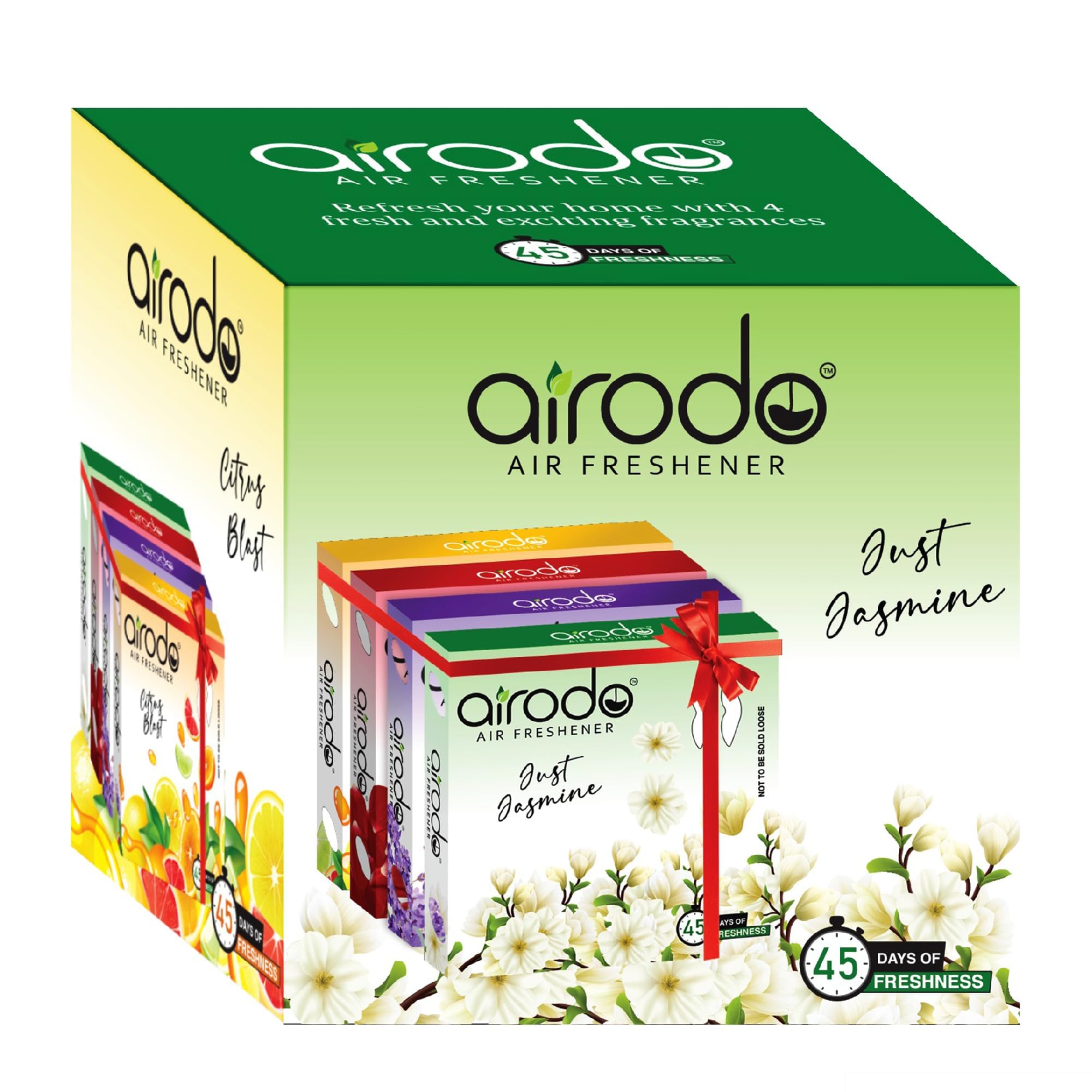 AIRODO Air/Room Freshener Magic Rose, Just Jasmine, Lovely Lavender ...