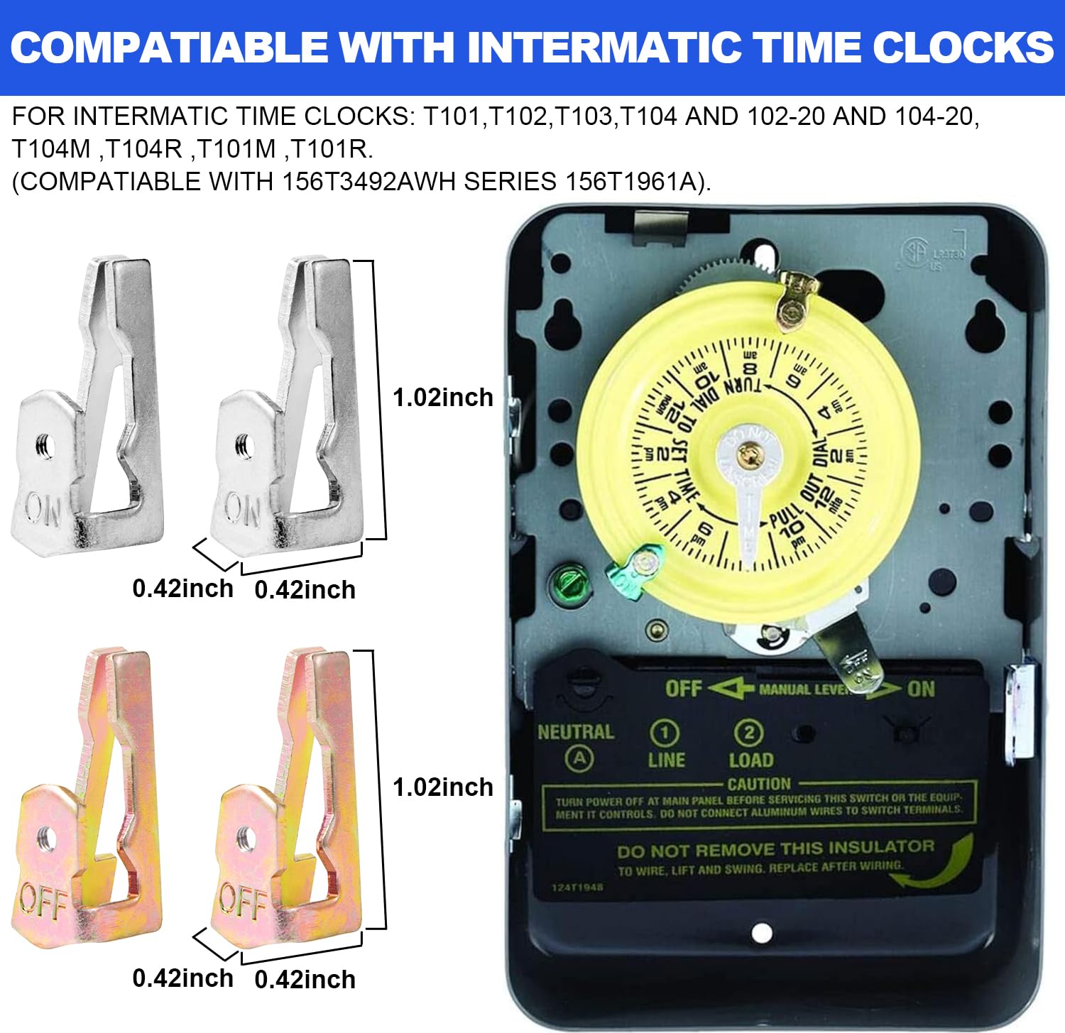 Snapklik.com : FullMayPro 156T1978A Time Switch Replacement Trippersfor ...