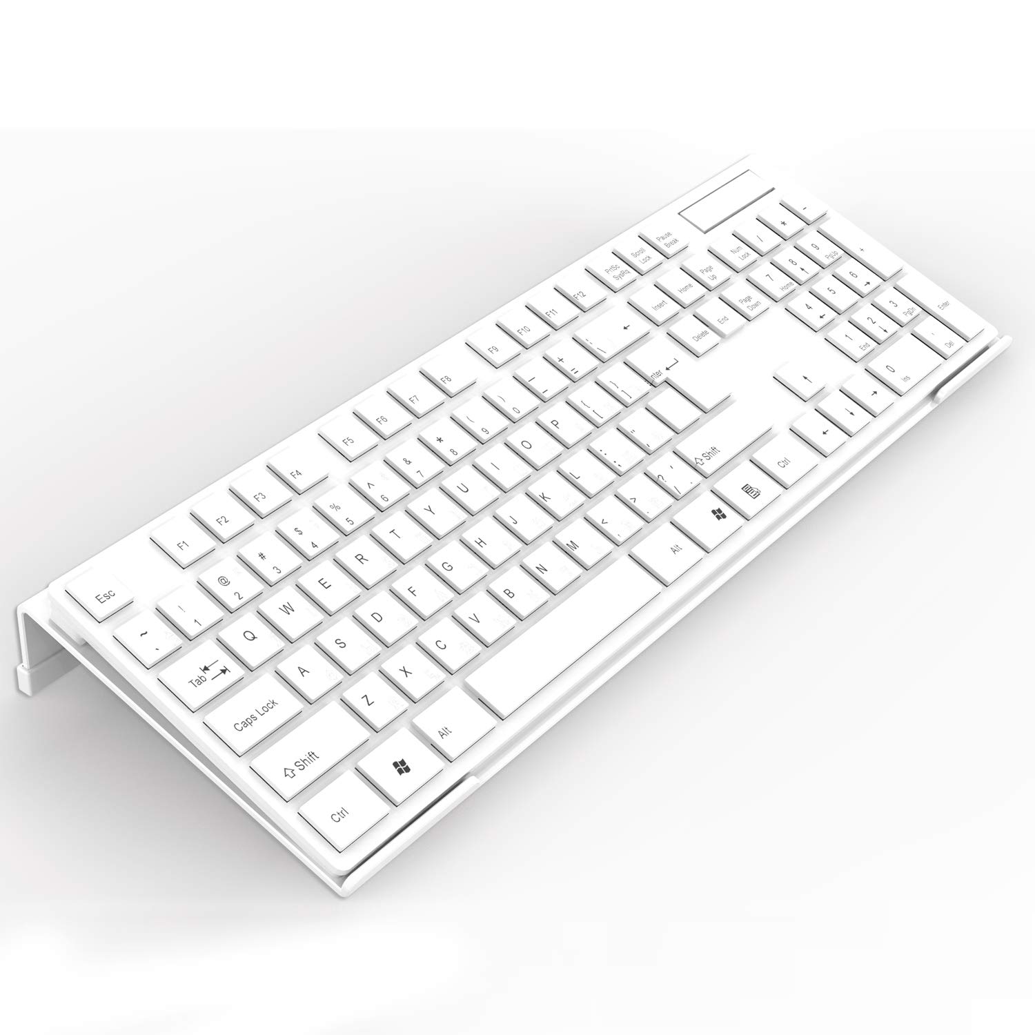 Kotemon Acrylic Tilted Computer Keyboard Stand For Ergonomic Typing Keyboard