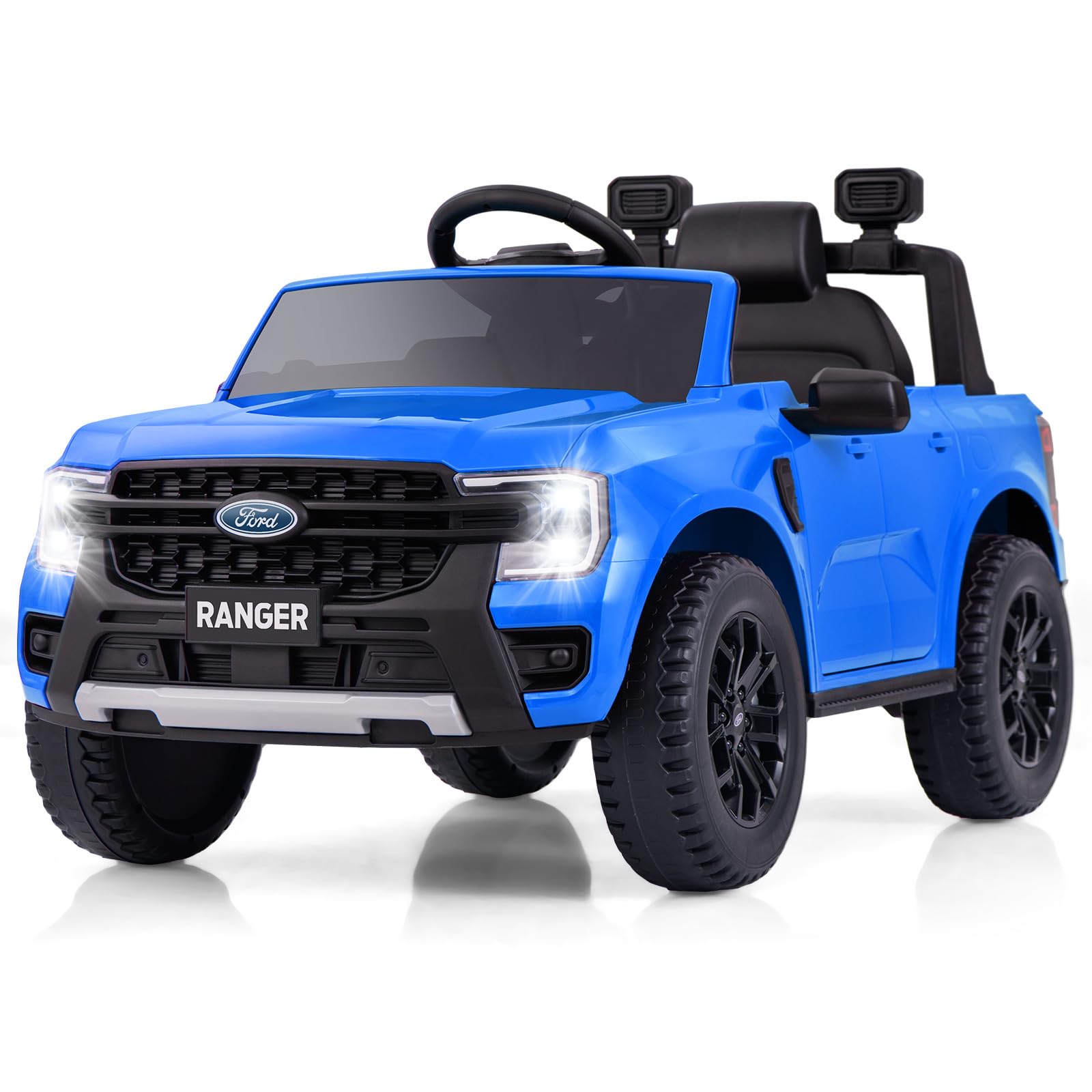 Licensed Ford Ranger Ride on Car for Kids by OLAKIDS, 12V Electric ...