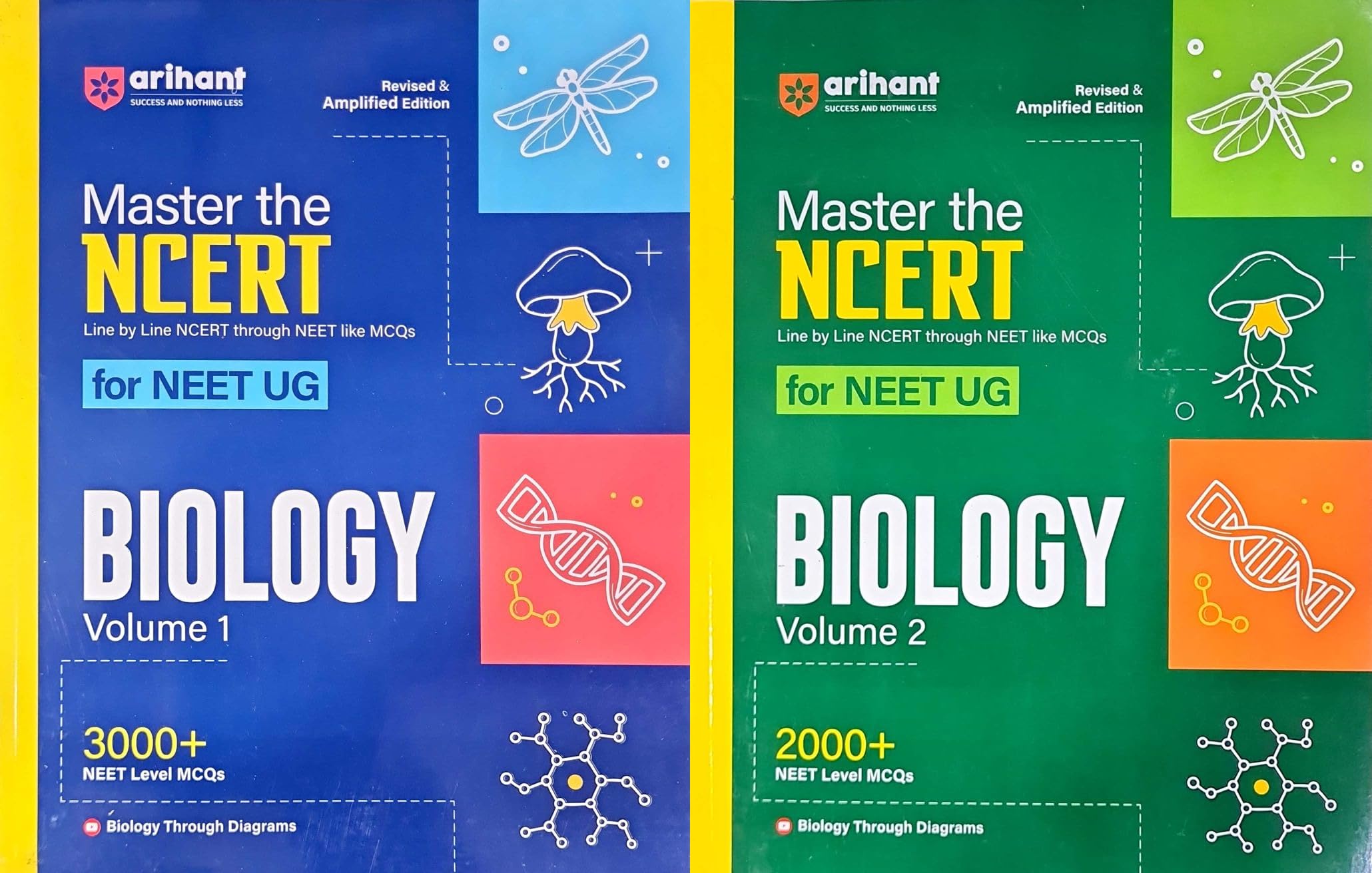 Buy Arihant - Master the NCERT for NEET - Biology 1 and 2 - Line by ...
