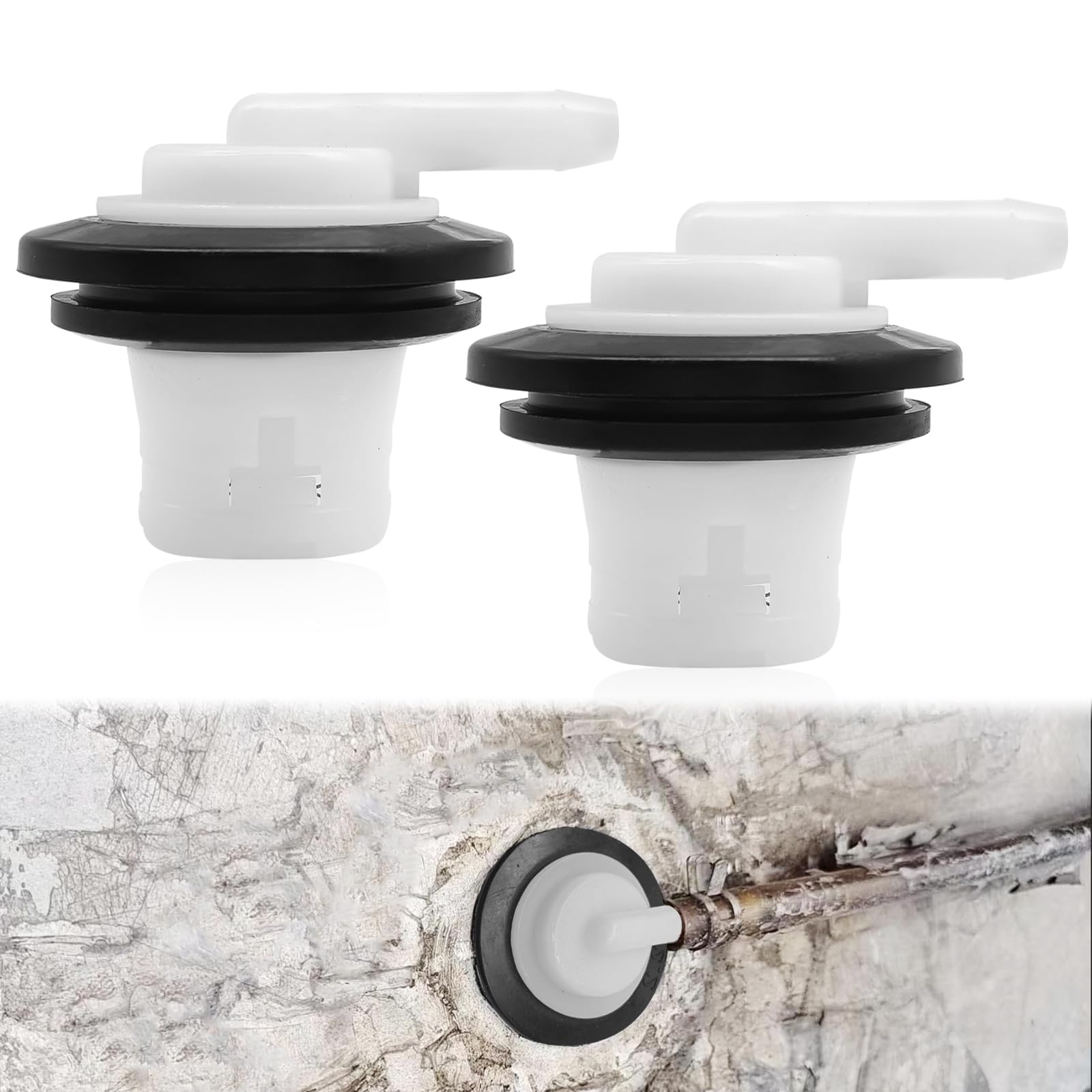 Amazon.com: 2pcs Fuel Tank Vent Valve And Grommet Kit, Gas Tank Vent ...