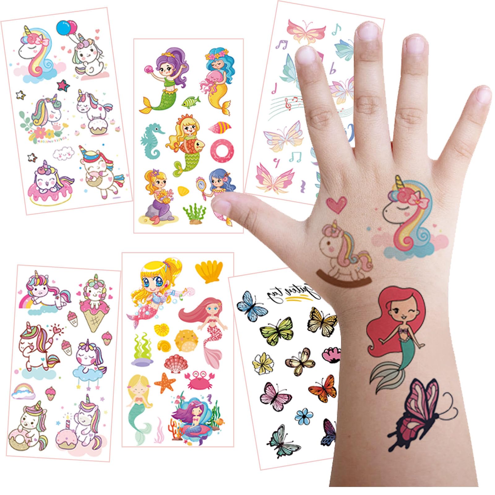 Kids Waterproof Temporary Tattoos, Children's Temporary Tattoo toys ...