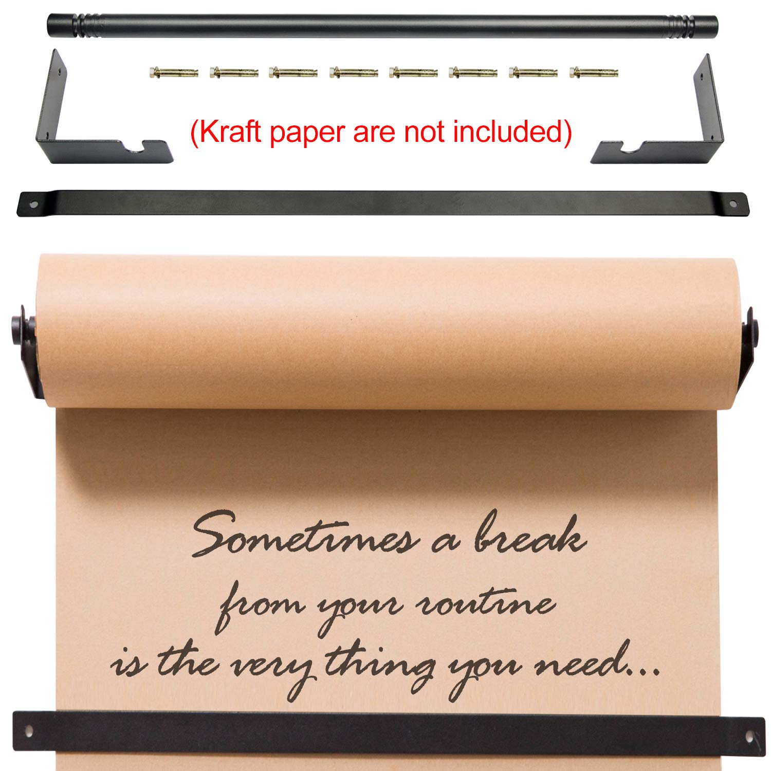 Buy ISTOYO Kraft Paper Roll Display - Note Roll Wall Board, Wall ed ...