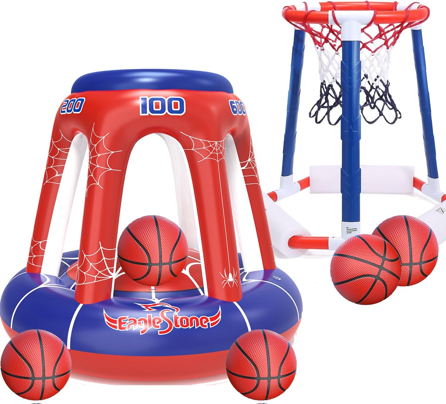 Amazon.com: EagleStone Pool Basketball Hoop Toys Games for Kids Age 8 ...