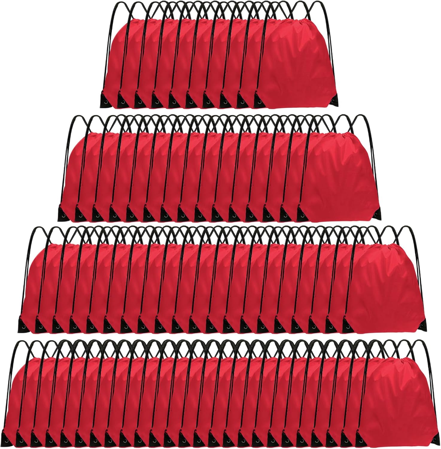 Amazon.com | Grneric Drawstring Backpack Bulk 70Pcs String Backpack ...