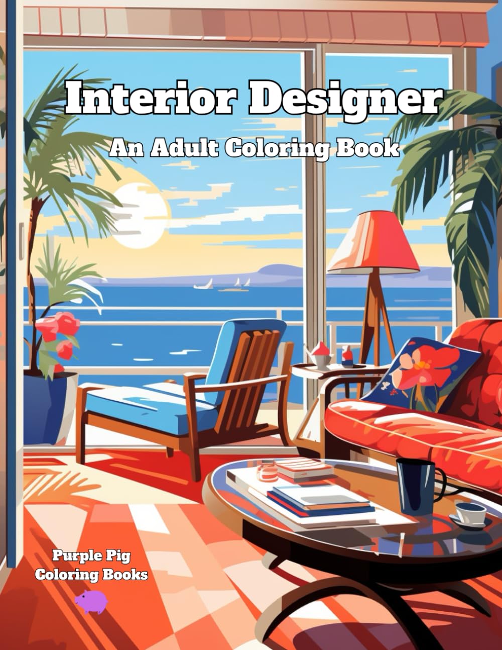 Amazon.com: Interior Designer: An Adult Coloring Book: 9798876415271 ...