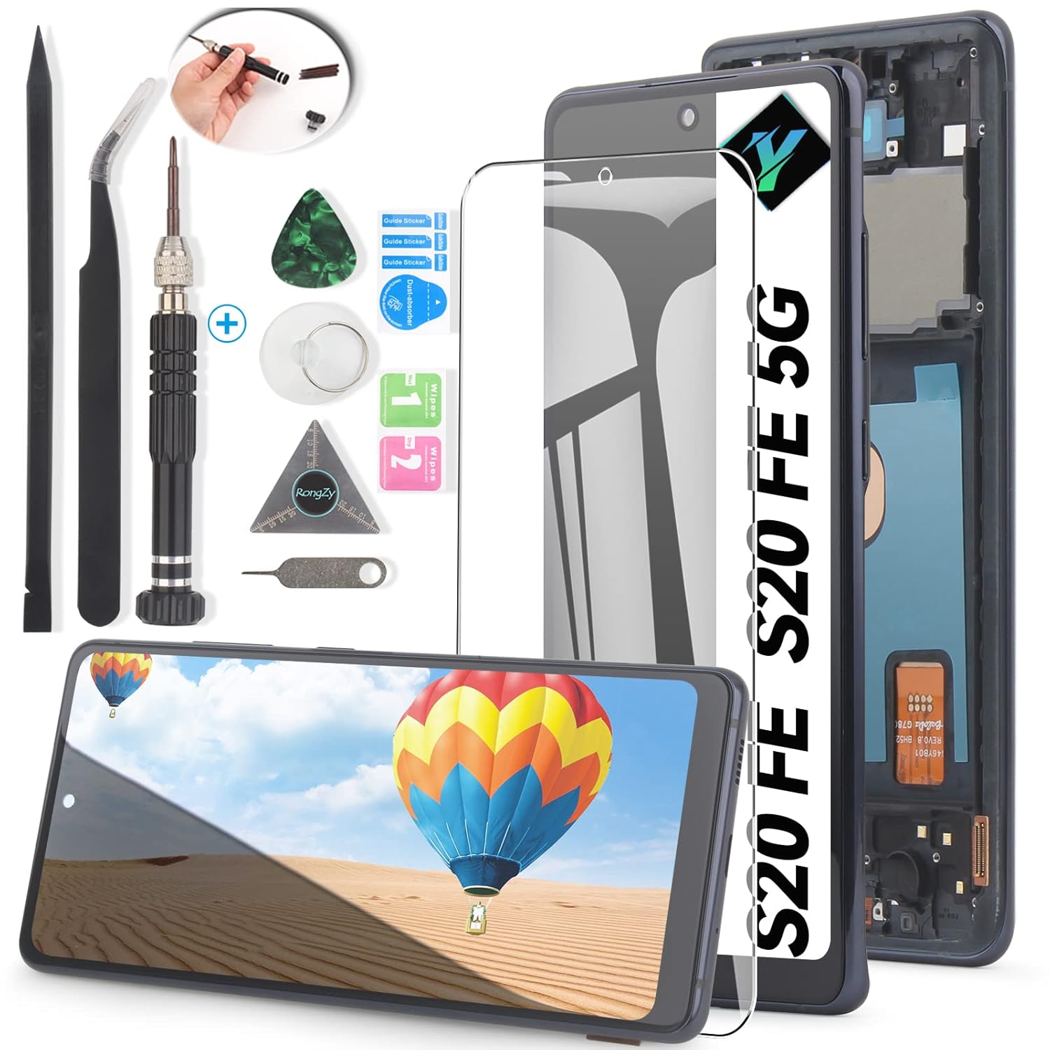 Screen for Samsung Galaxy S20 FE 2022/S20 FE 5G Screen Replacement for ...