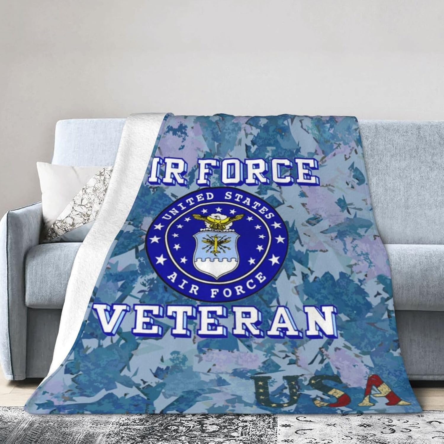 Amazon.com: United States Air Force Veteran Lightweight Super Soft and ...