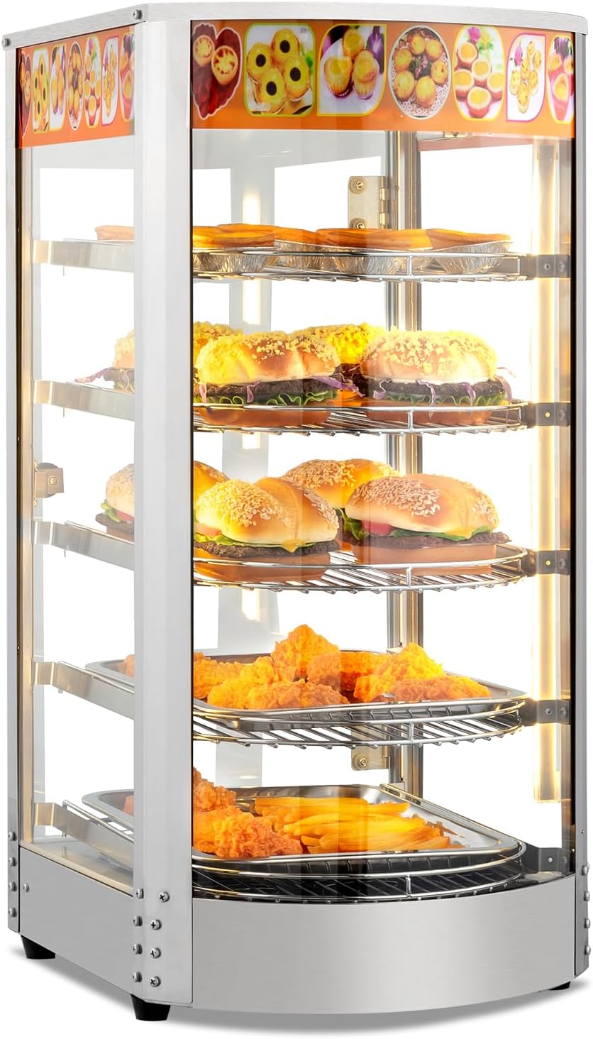 Amazon.com: ROVSUN Food Warmer Display Pizza Warmer, Commercial ...
