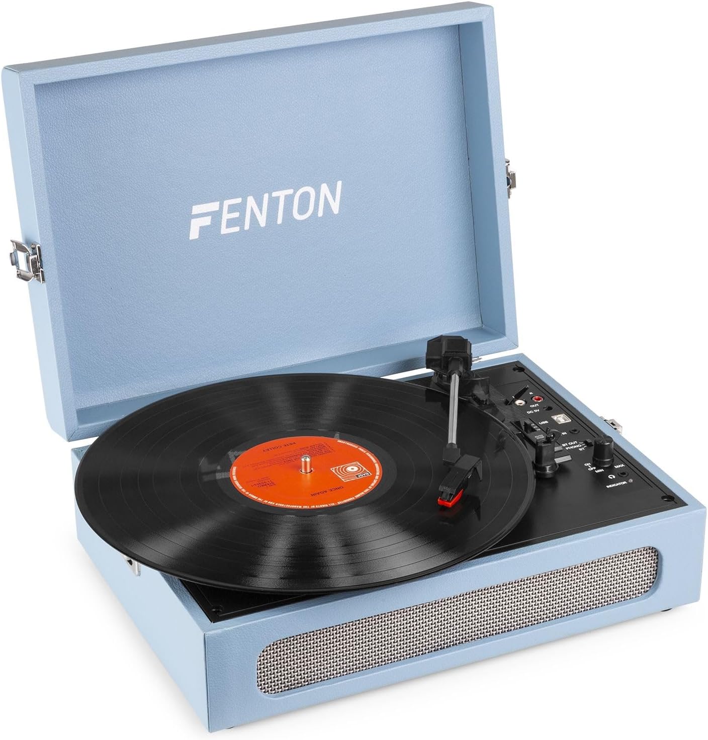 Fenton RP118E Briefcase Record Player with Bluetooth Output - Portable ...