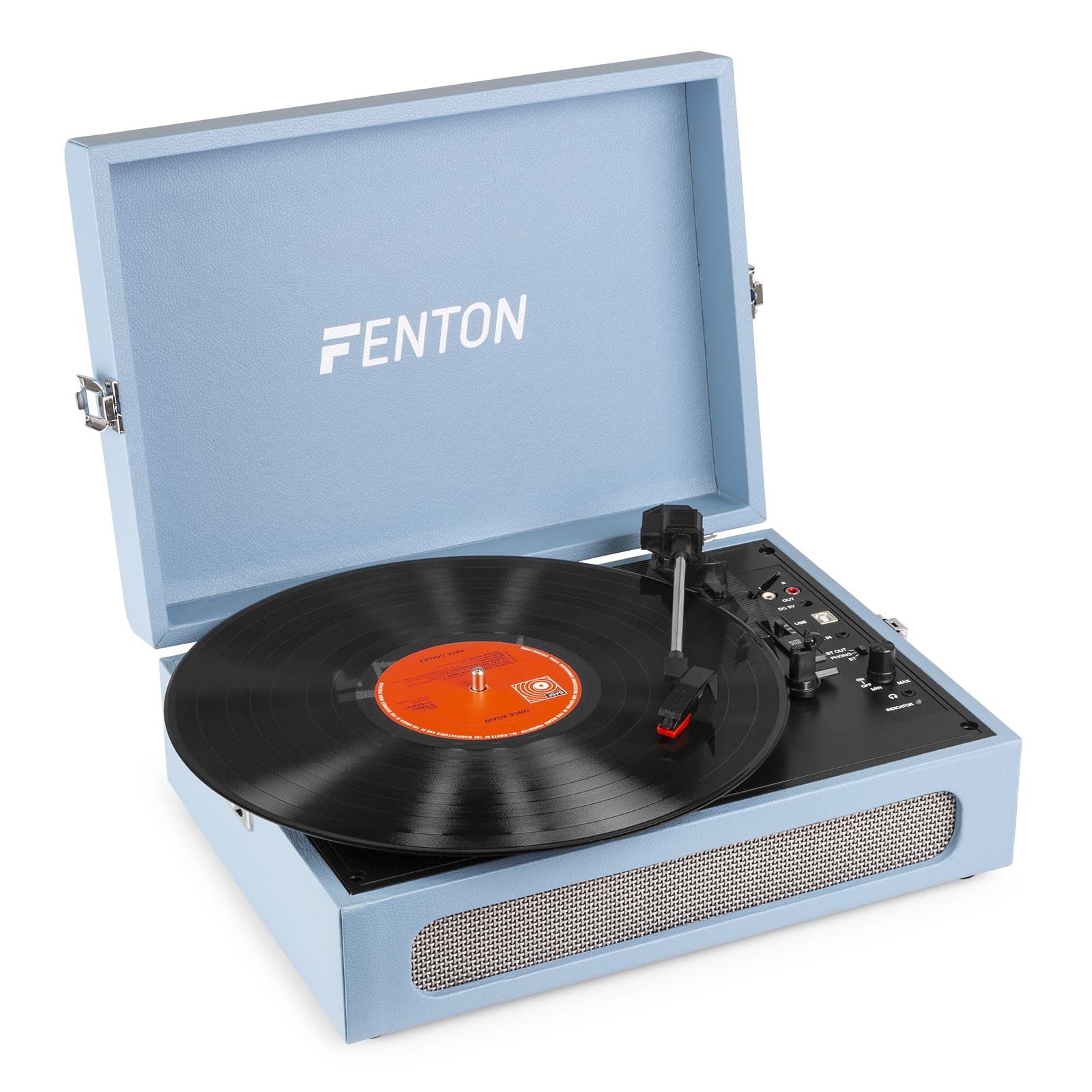 Fenton RP118E Briefcase Record Player with Bluetooth Output - Portable ...