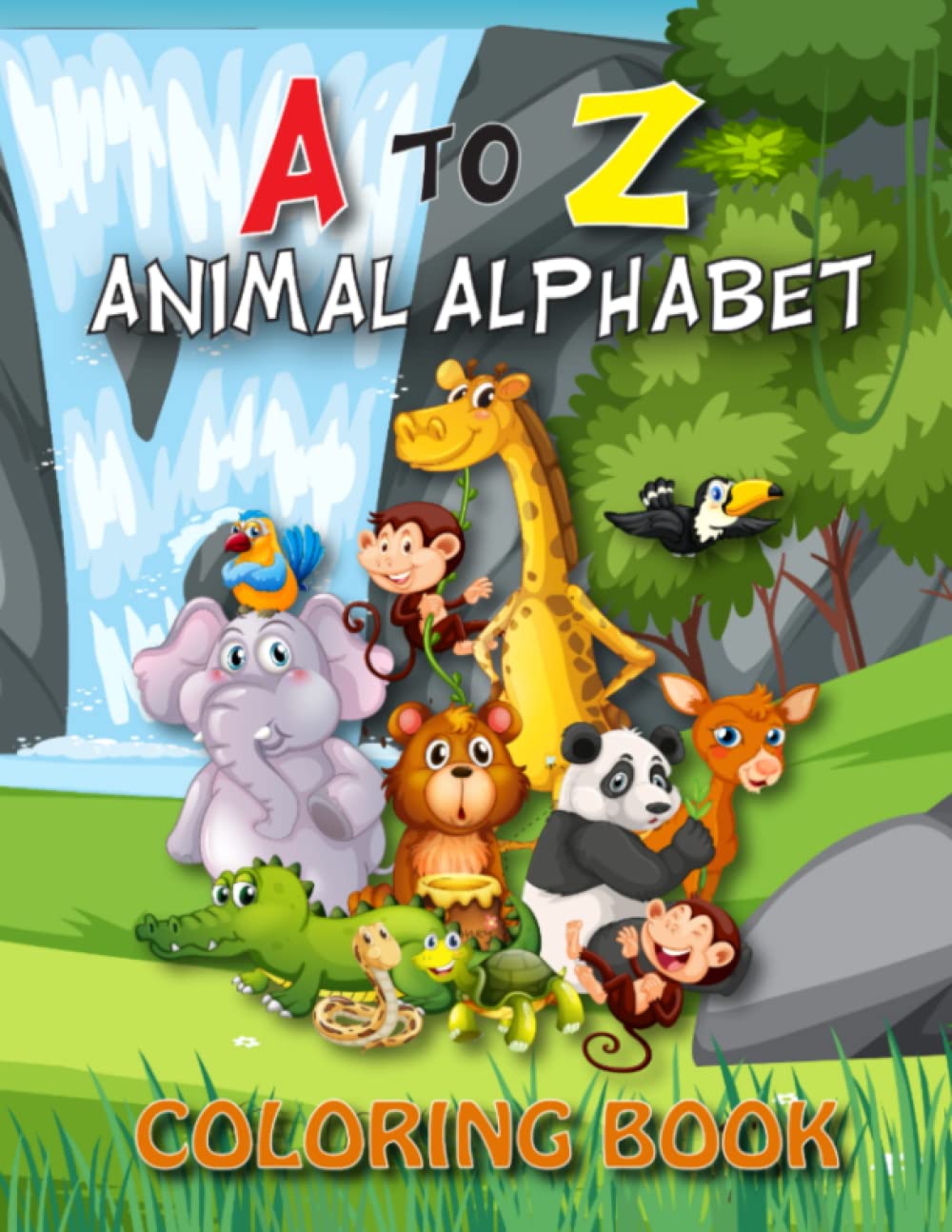 Animal Alphabet Coloring Book For Kids A To Z Alphabet | Desertcart INDIA