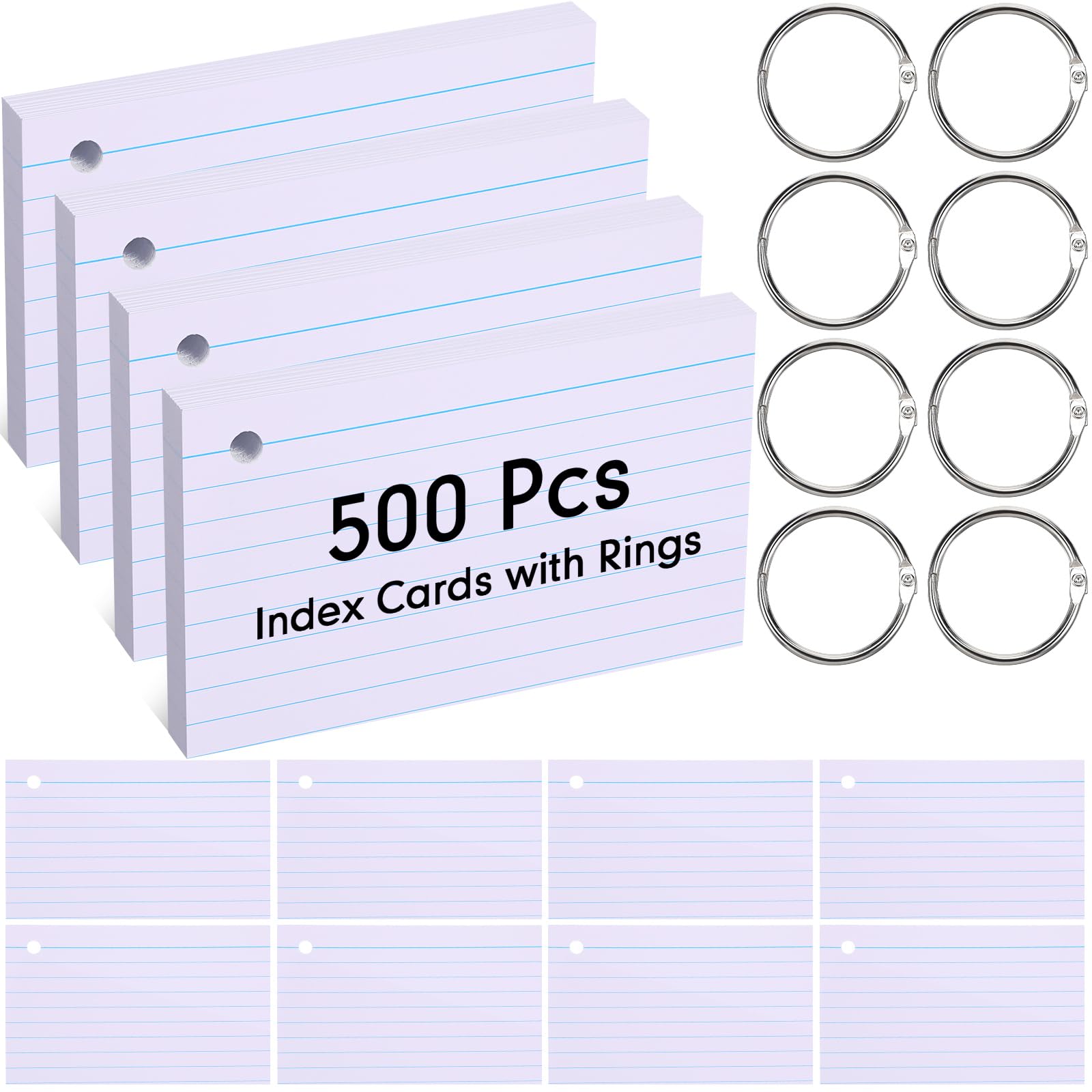 Snapklik.com : 500 Pcs Index Cards