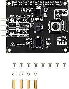 Amazon.com: Multifunctional RPI-HAT Programmer Raspberry Pi Expansion Board I2C/SPI/SWD/JTAG ...