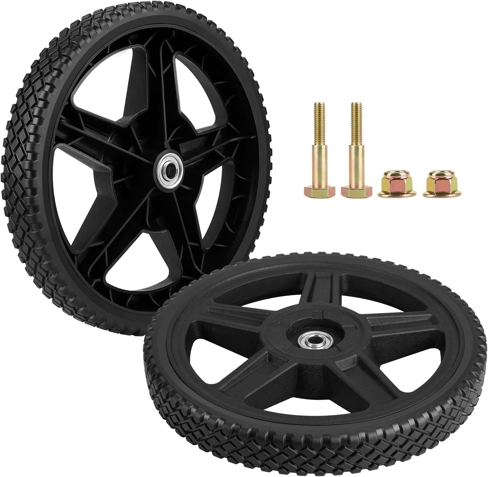 Amazon.com: 2-Pack 12" Pressure Washer Wheels Fit Most Standard Push ...
