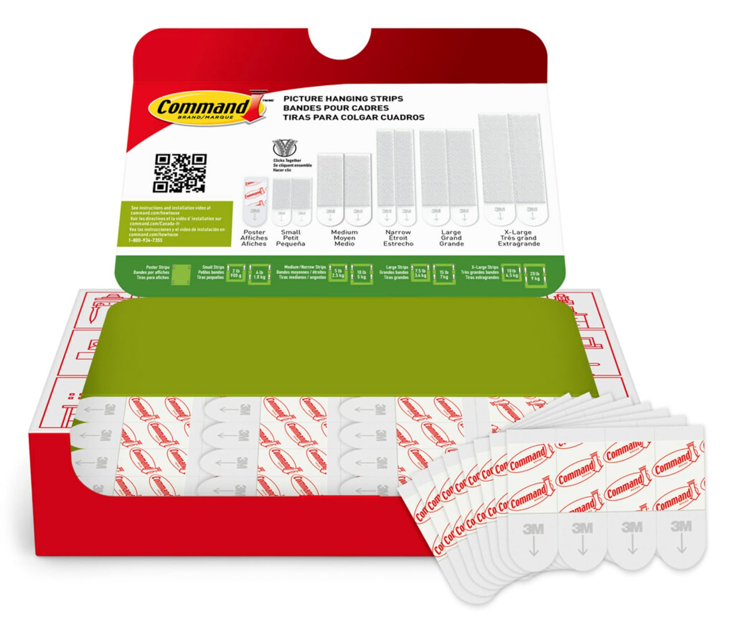 Buy Command Strips, Damage Free Hanging Hangers, No Tools Wall Hanging ...