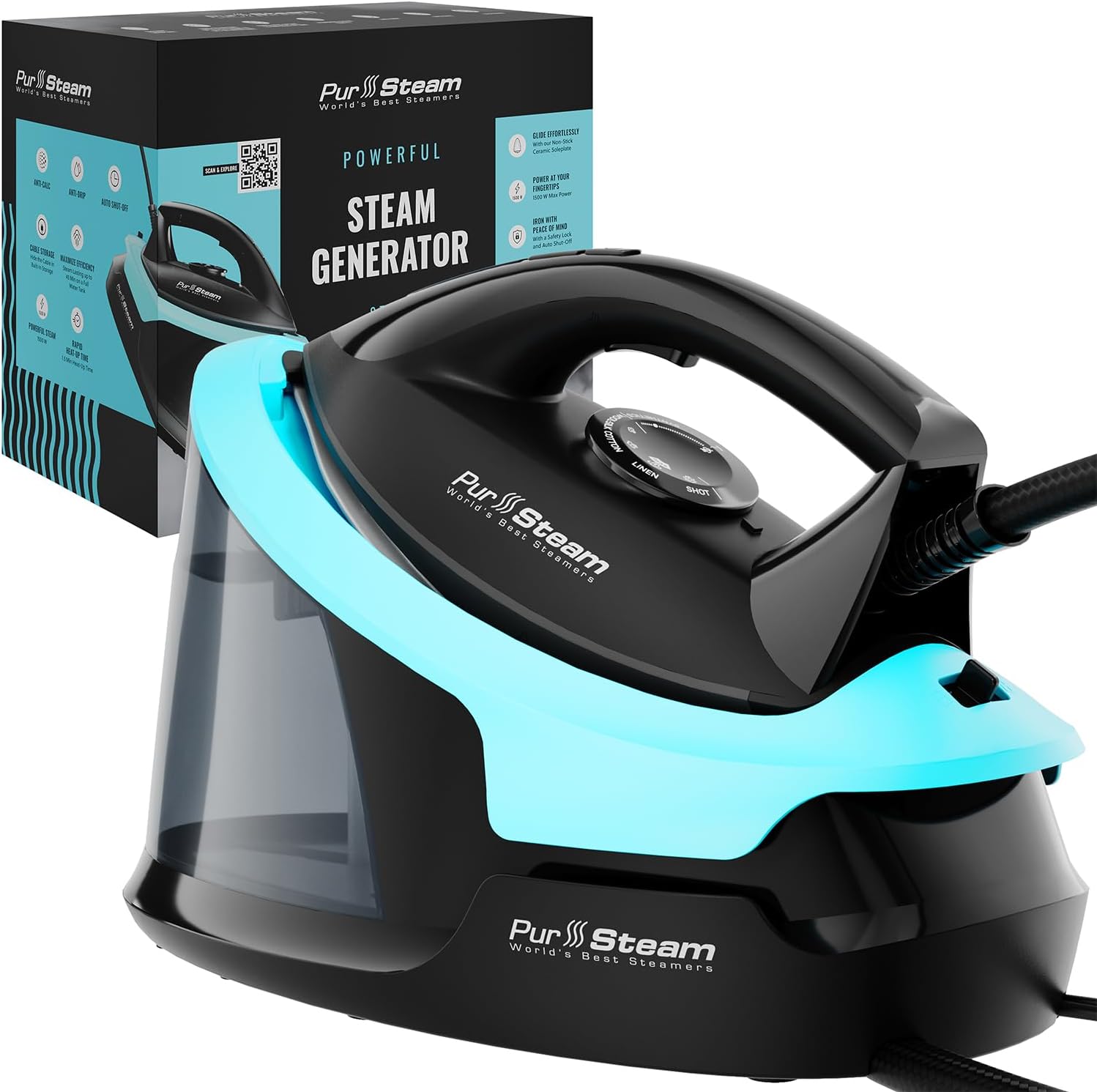 Amazon.com: Reliable 2100IR Commercial Steam Iron, 32 Chamber Aluminium ...