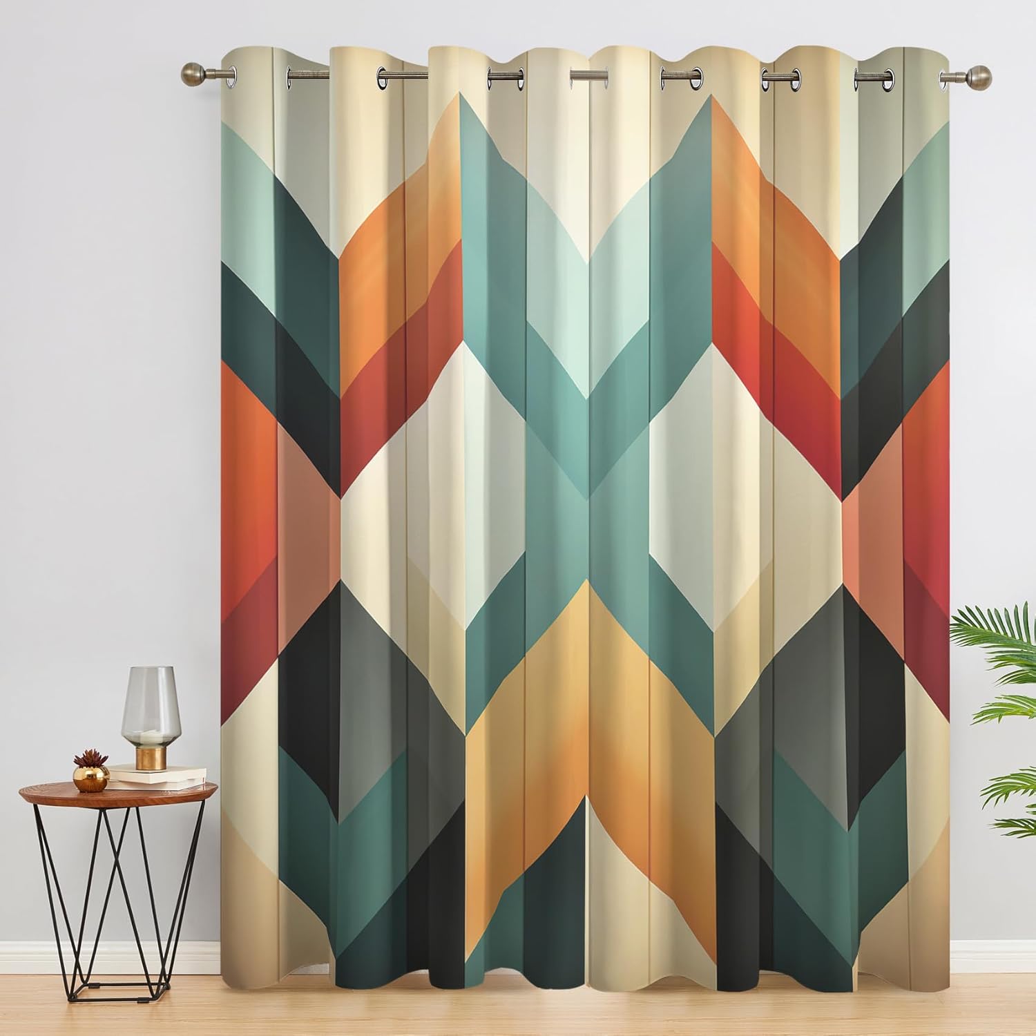 Amazon.com: MOBEITI Abstract Curtains for Bedroom - Abstract Curtains ...