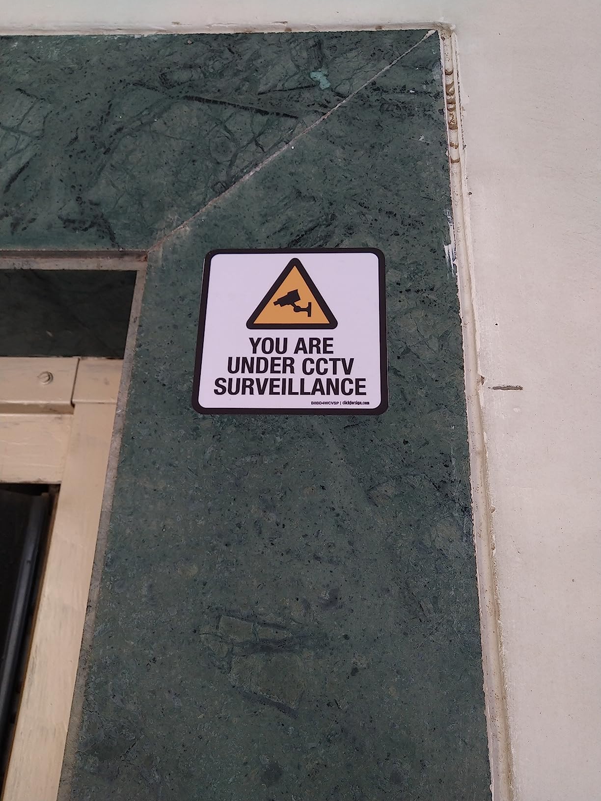 Clickforsign Weather Resistant Long Lasting UV Protected you are under ...