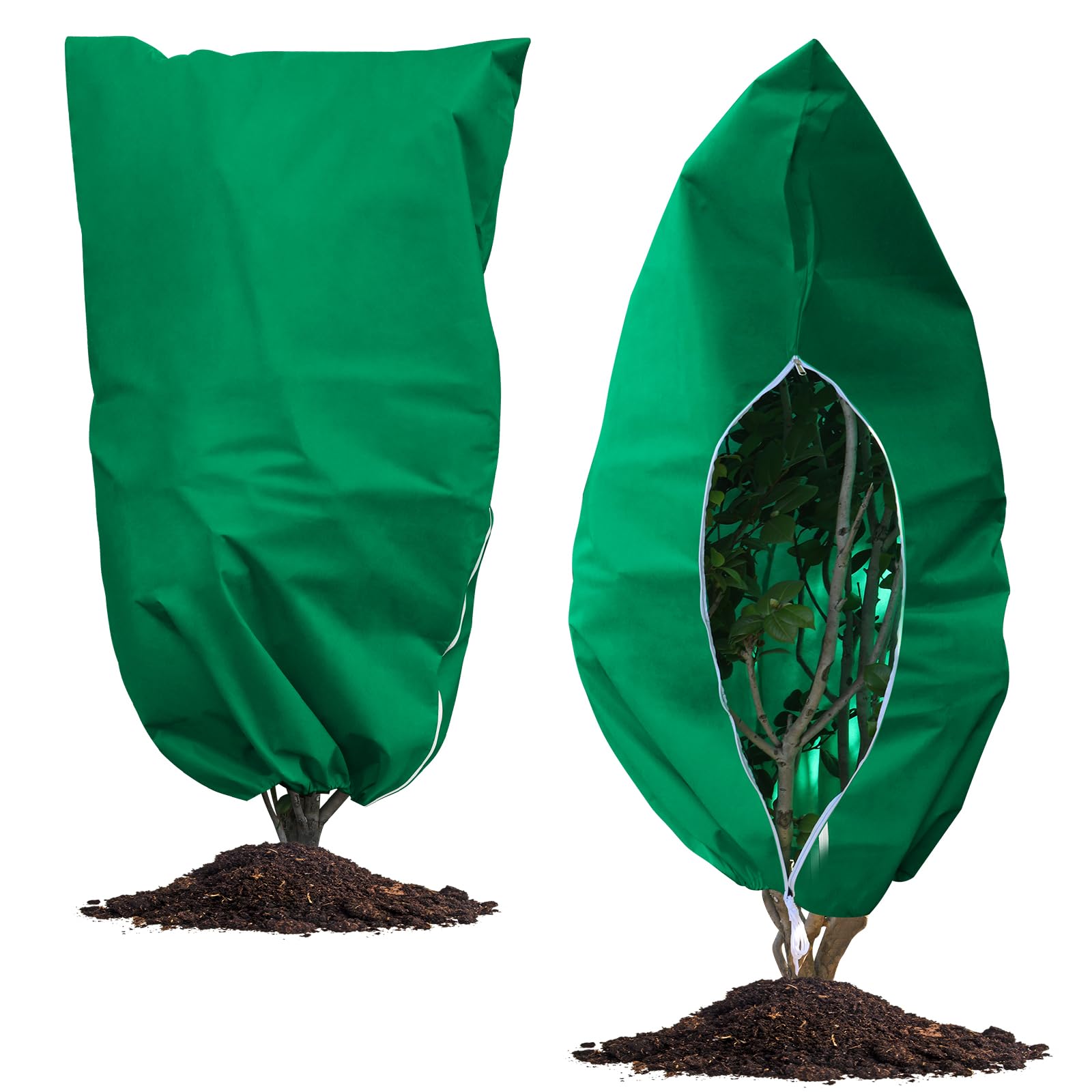 Amazon.com : XHGWJSX 6 PCS Plant Covers Freeze Protection, 2.8 oz 47.2 ...