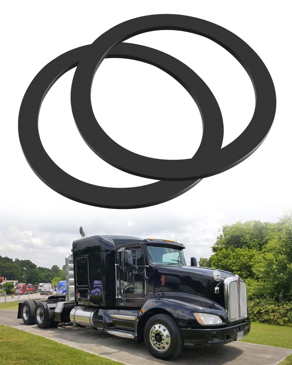 Kenworth T800B Fuel Tank Gasket 10 Pack Viton Fuel Tank Cap Gasket For ...