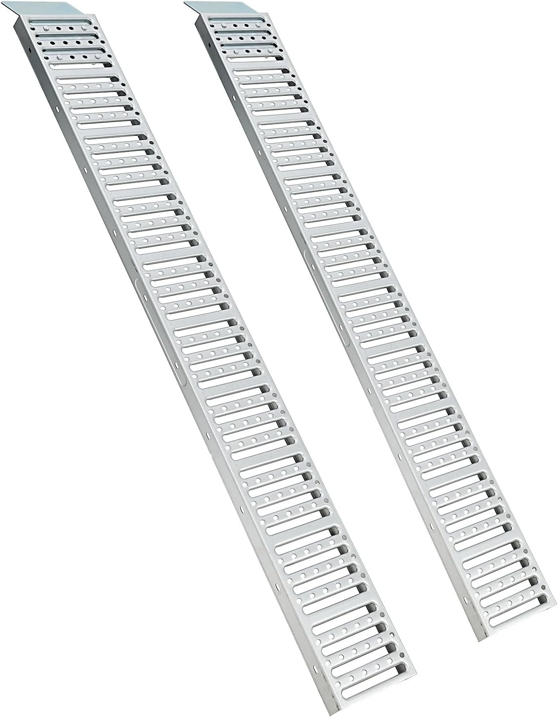 Amazon.com: 72" L x9 W ATV Ramps, Anti-Slip Ramp Set of Two, Silver ...