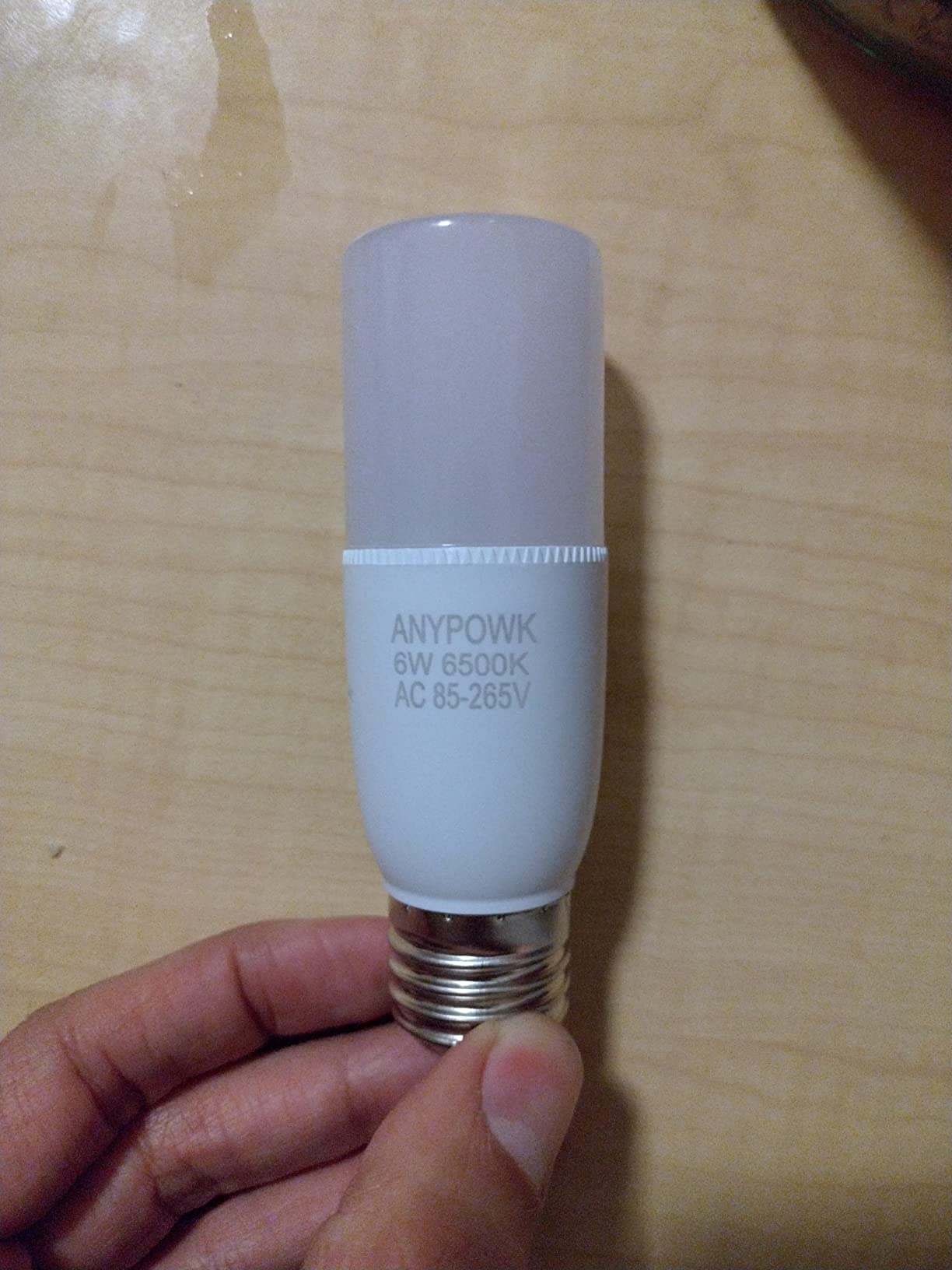 Tubular 6W LED Light Bulbs - 60 watt Equivalent 600LM, E27 Base ...