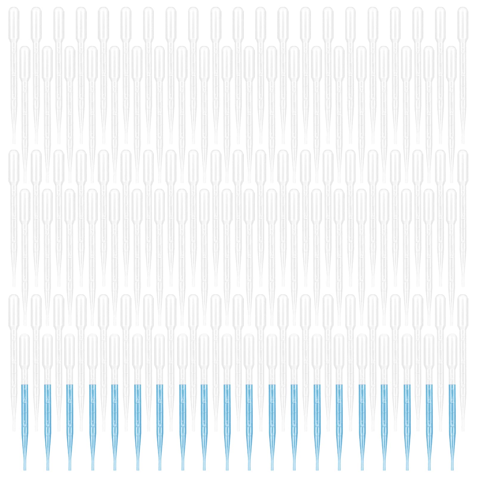 Snapklik.com : 100 Pcs 3ML Plastic Transfer Pipettes Disposable ...